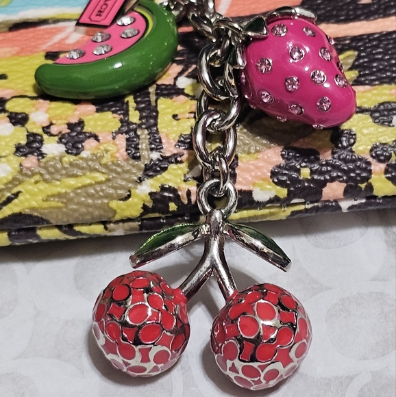 Coach | Accessories | New Coach Fruits Charm Keychain Purse Bag Charm ...